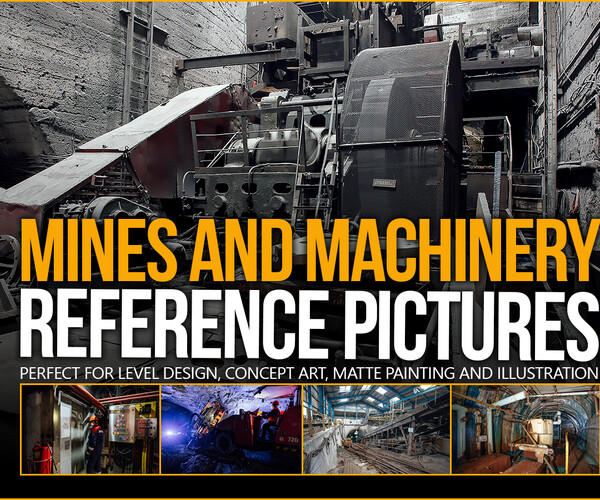 ArtStation - 400+ Mines and Machinery Reference Pictures | Resources