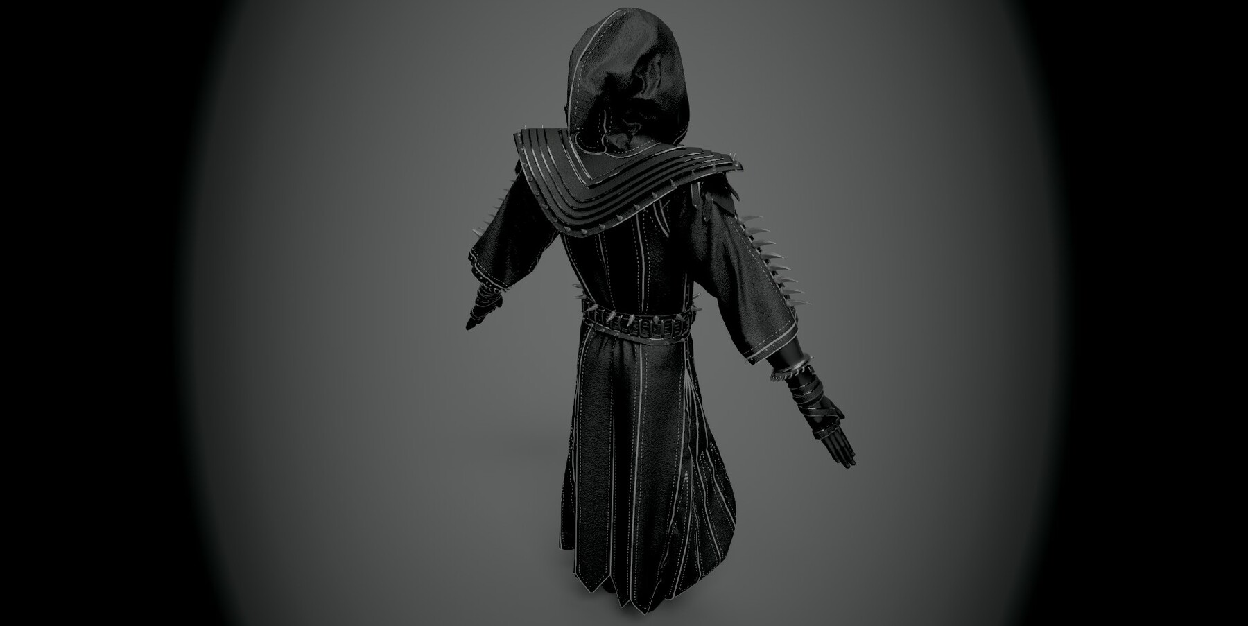 ArtStation - Dark Mantle with spikes | Game Assets