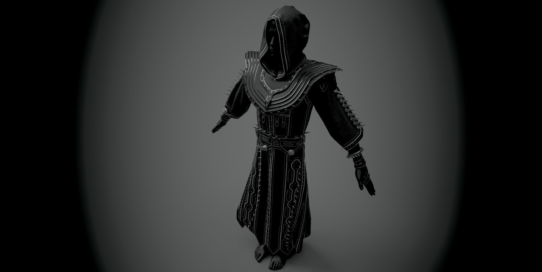 ArtStation - Dark Mantle with spikes | Game Assets