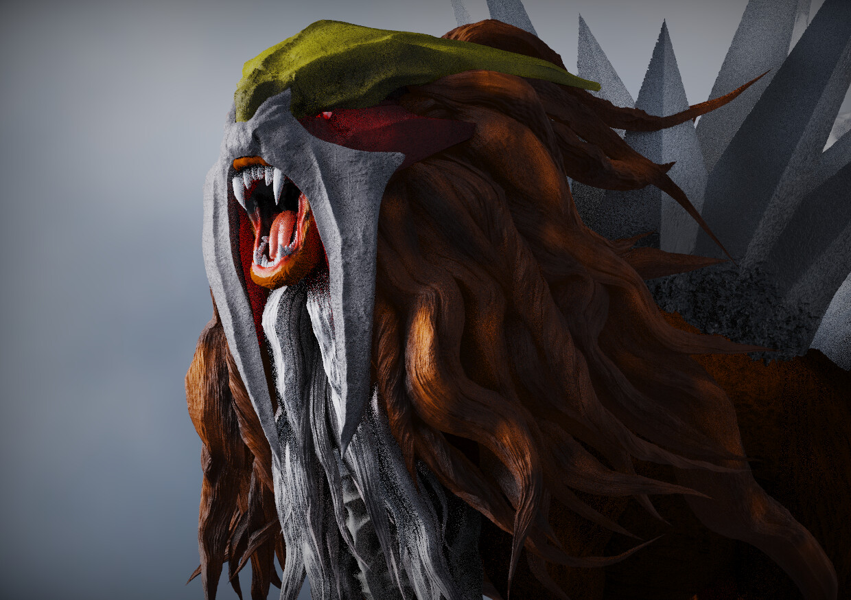 ArtStation - Entei Remake for print ! | Artworks