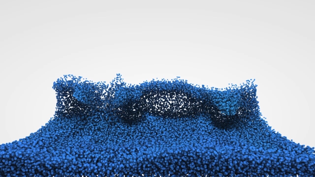 Artstation Particle Flow Particle Based 3d Fluid Simulation Fluid