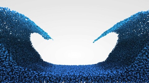 ArtStation - Particle Flow. Particle-based 3D fluid simulation. Fluid ...