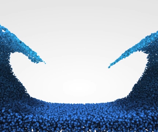 ArtStation - High-Precision Particle Flow Fluid Simulation | Realistic ...