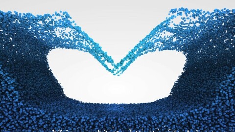 ArtStation - Particle Flow. Particle-based 3D fluid simulation. Fluid ...