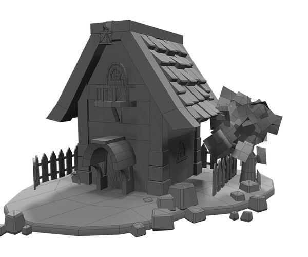 ArtStation - Fantasy House | Game Assets