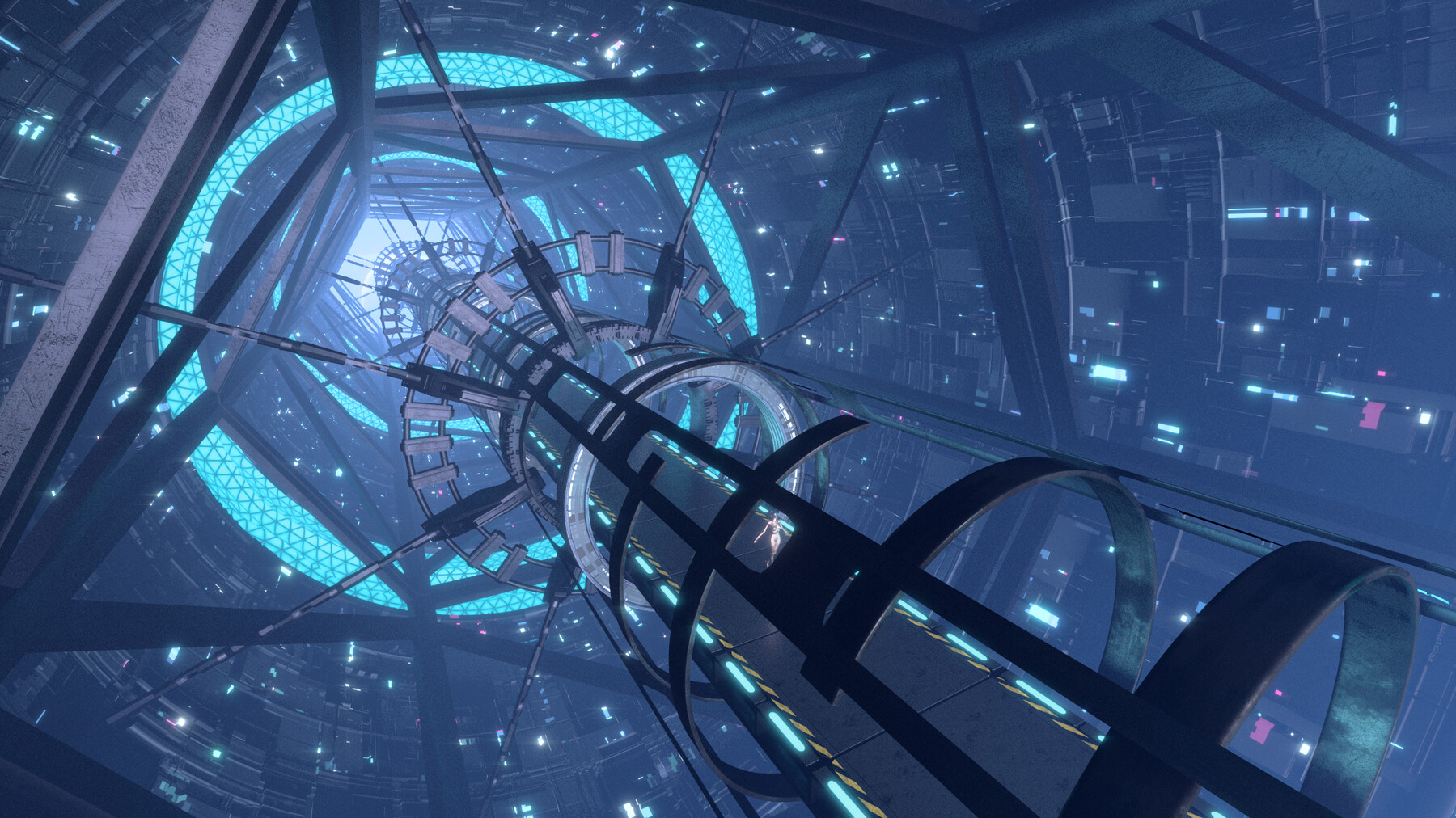 ArtStation - scifi space Corridor Bridge Tunnel | Resources