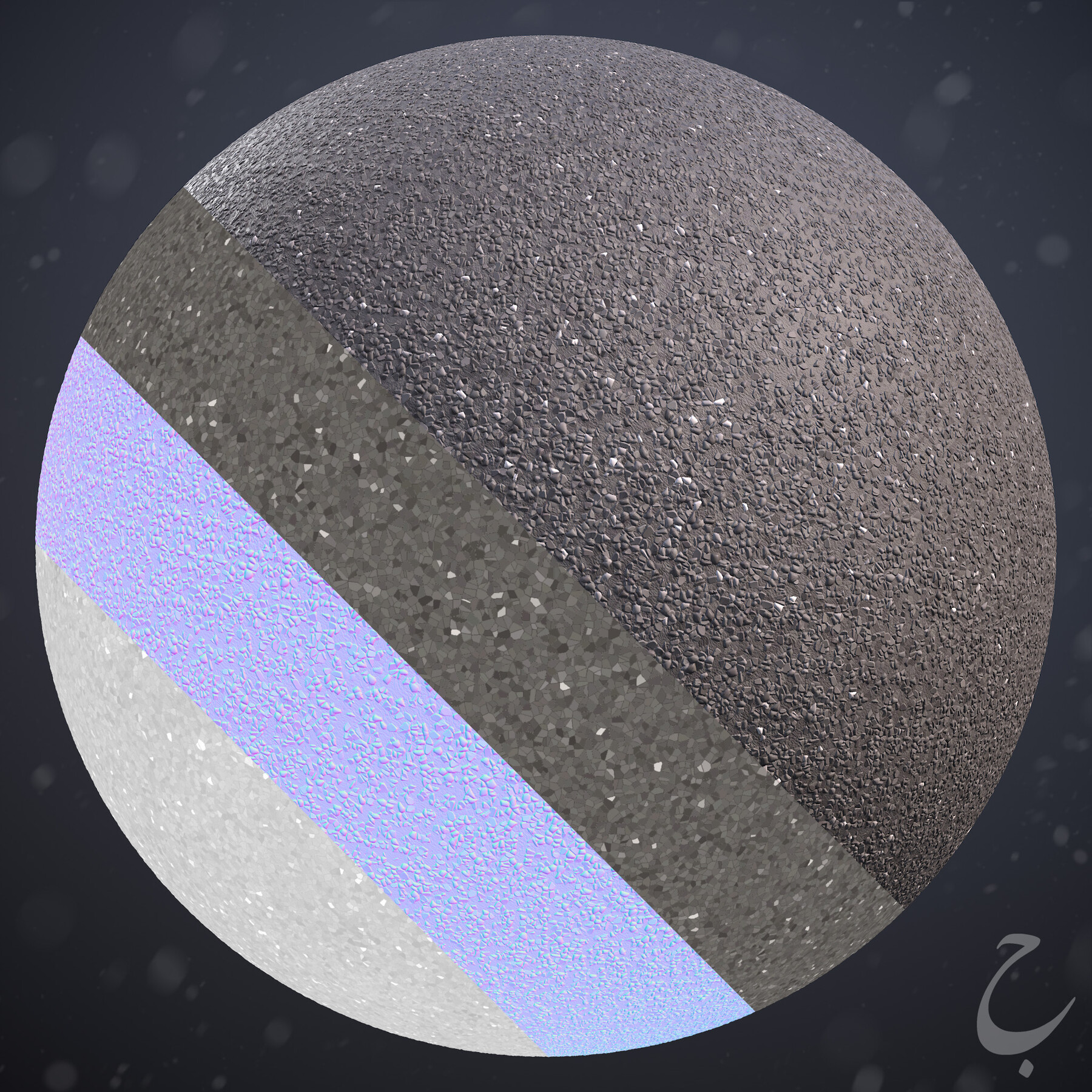 ArtStation - 6 Seamless Concrete Textures 2K _ Vol 01 | Game Assets