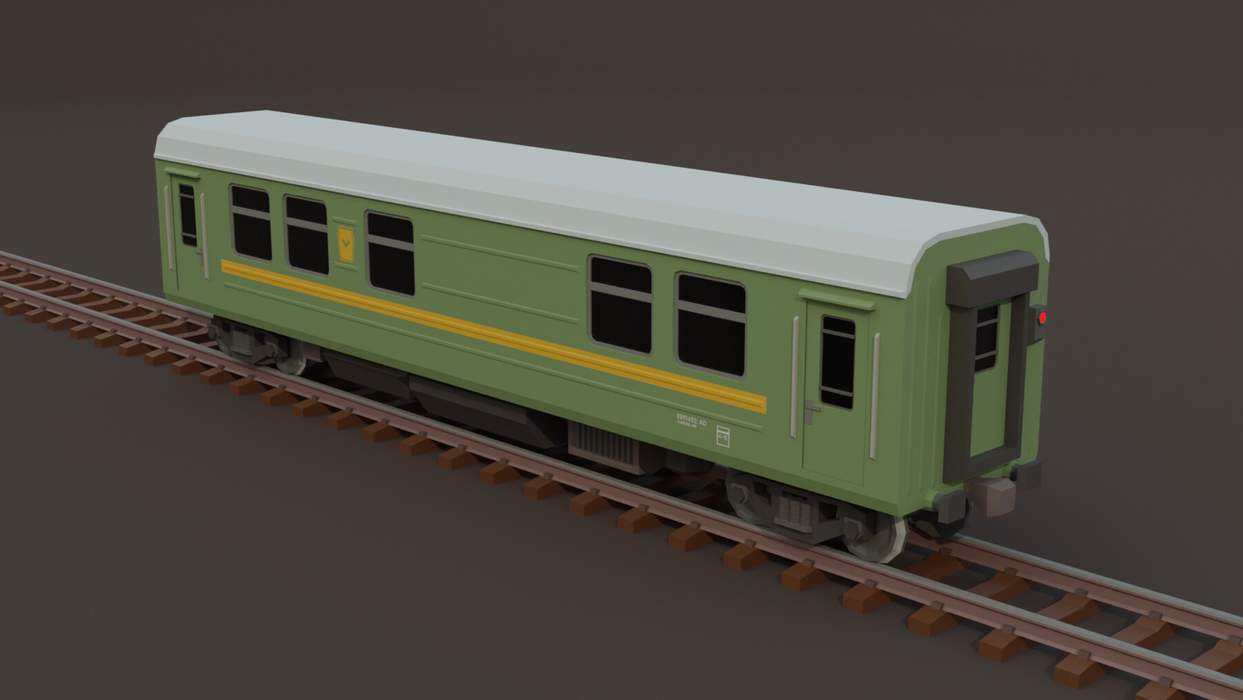 ArtStation - Low Poly Railway Pack | Game Assets