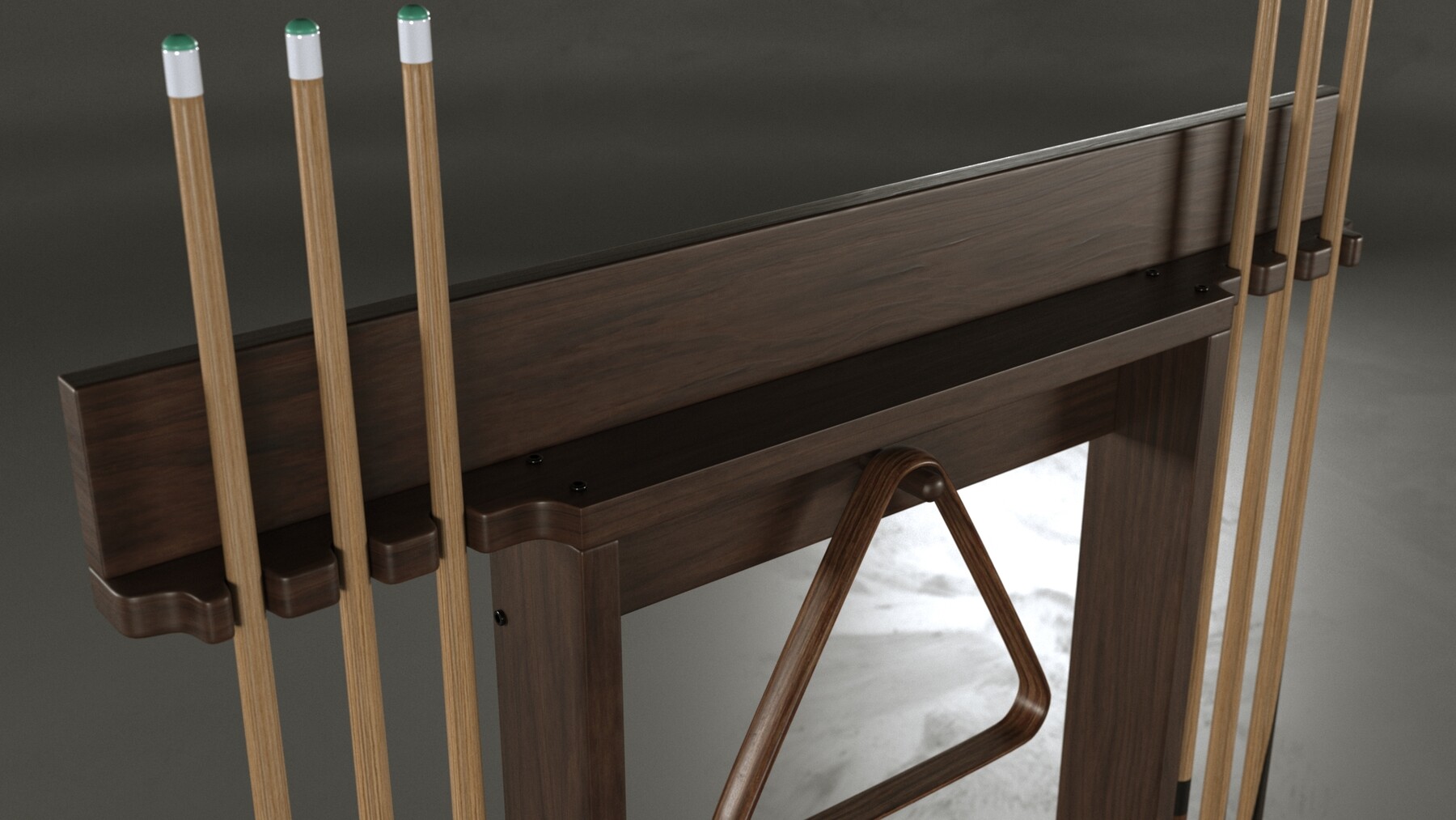 ArtStation - Cue Pool Rack 3D model | Resources