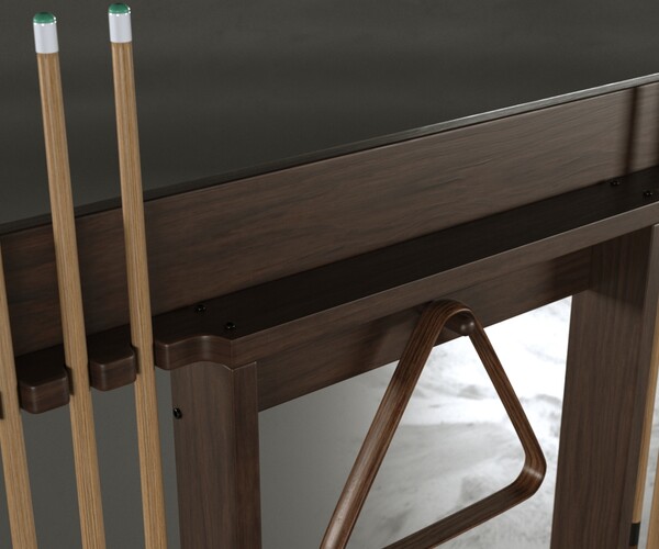ArtStation - Cue Pool Rack 3D model | Resources