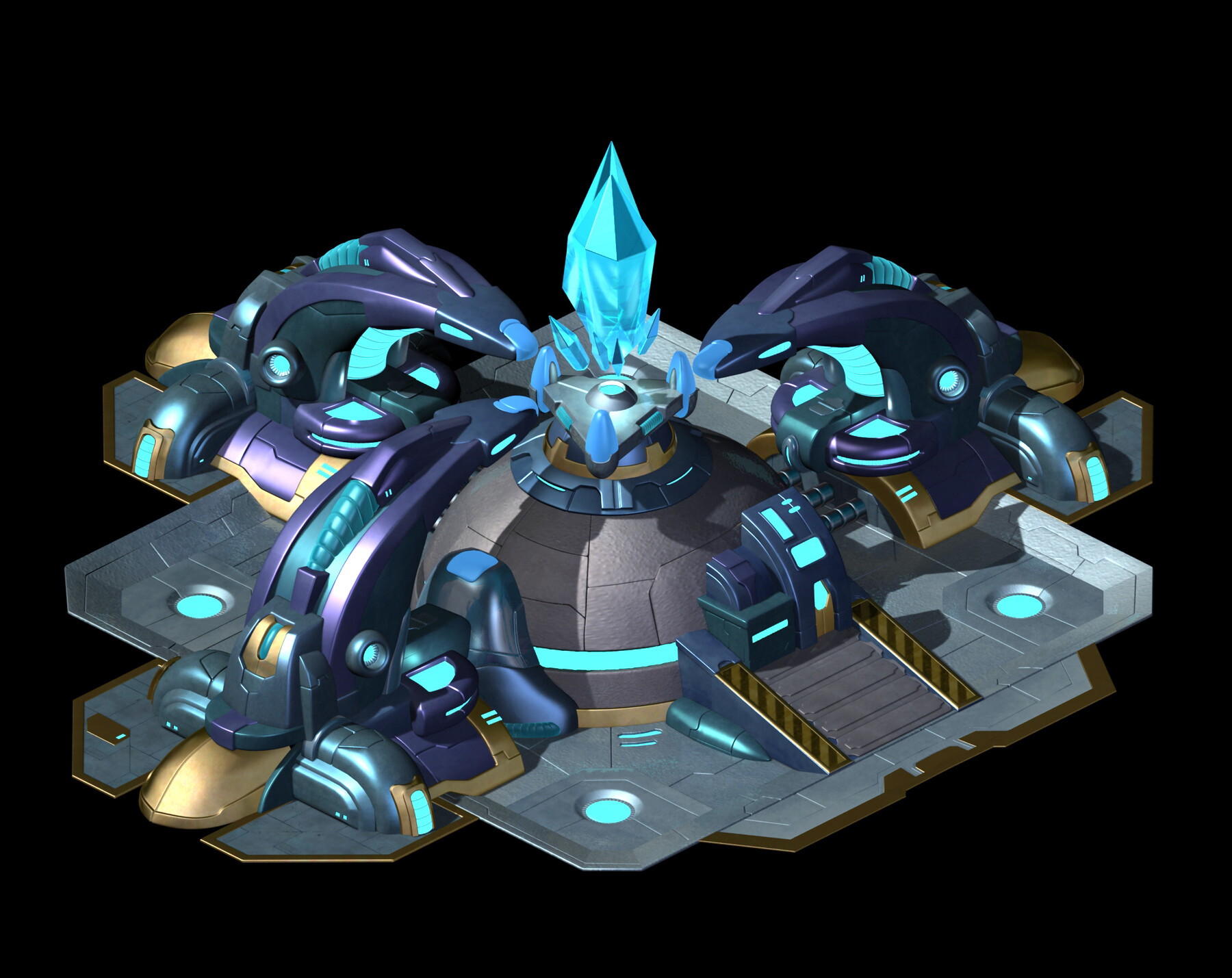 ArtStation - Crystal - Energy 02 | Game Assets