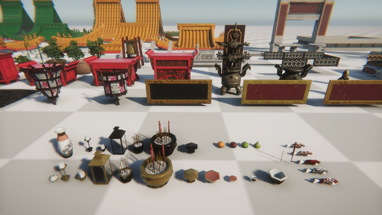 ArtStation - Taoist Temple Pack (Unity 3D Game asset Pack) | Game Assets