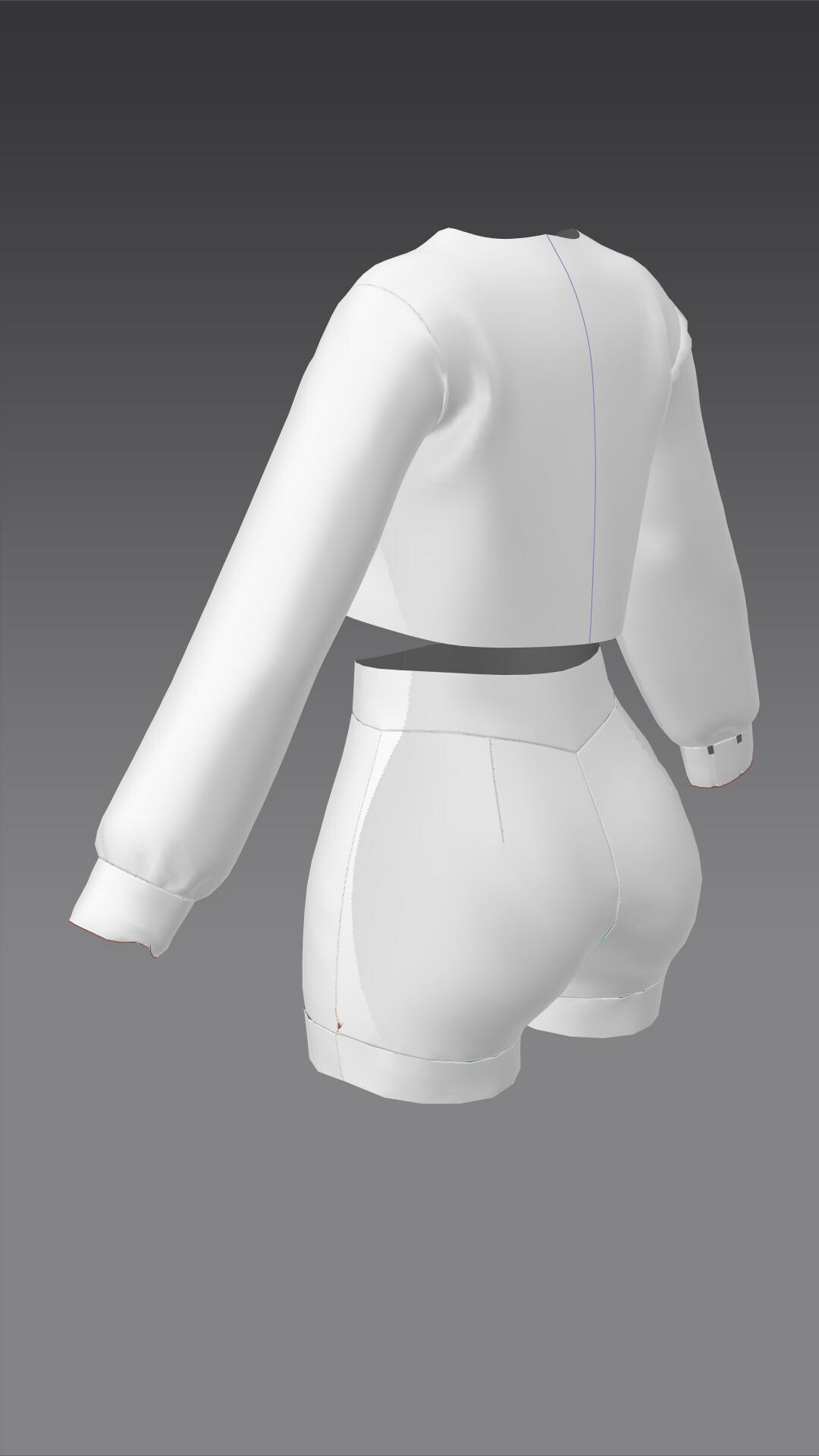 ArtStation - Clothes set for women - 3D model | Game Assets