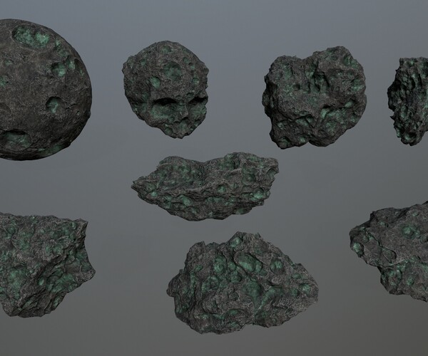 ArtStation - Asteroid Set | Game Assets