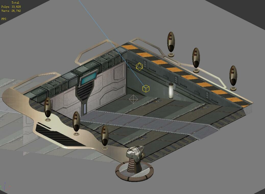 ArtStation - Space-garage entrance | Game Assets