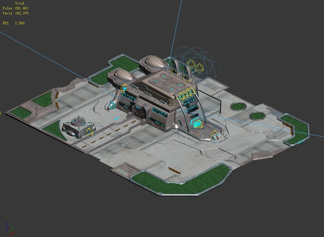 ArtStation - Space - City State - Dock 01 | Game Assets