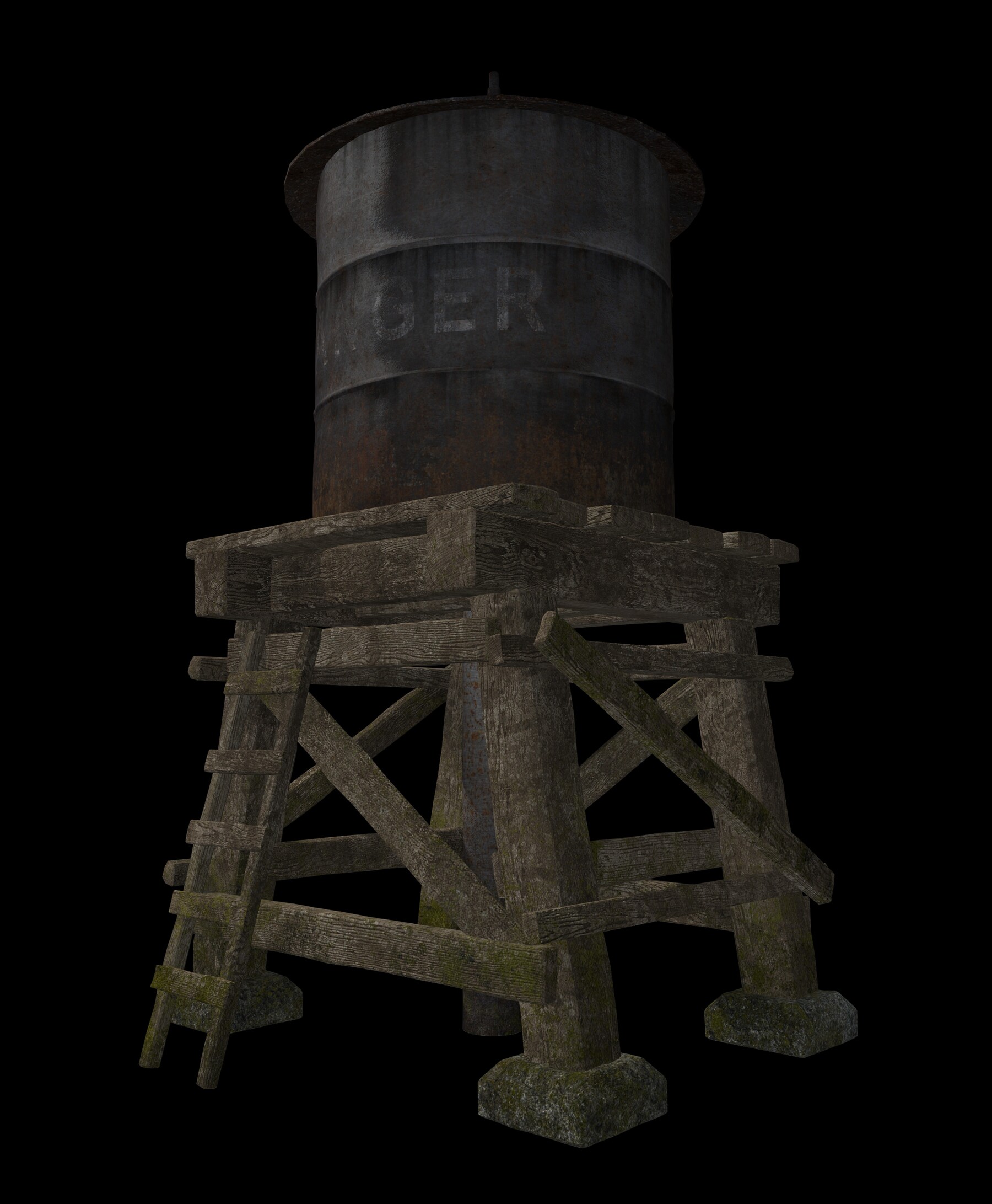 ArtStation - Industrial Water Tank | Game Assets