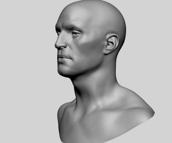 ArtStation - Base Male Head 03 | Resources