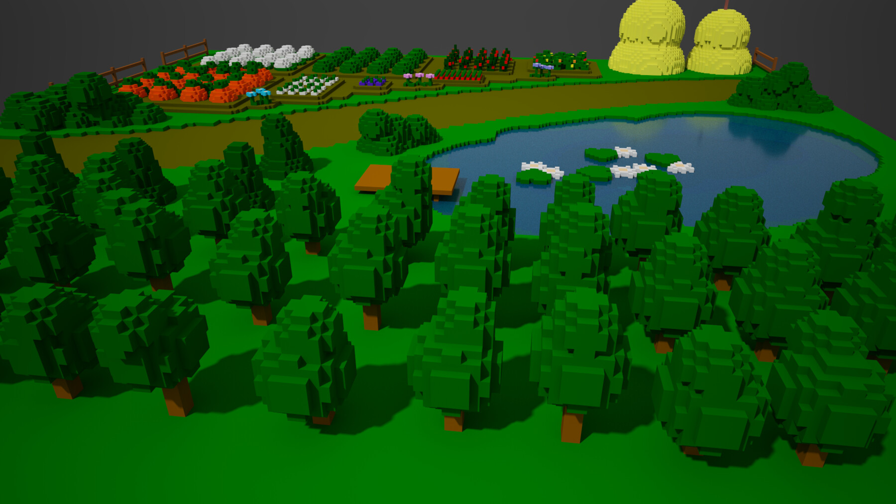 ArtStation - Farm Voxel | Game Assets