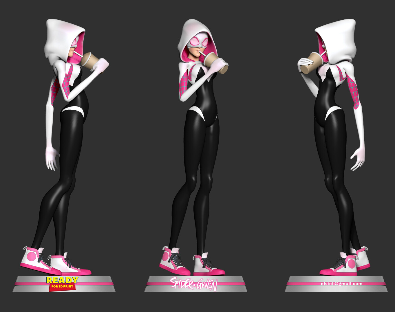 ArtStation - Refreshment with Spider-Gwen | Resources