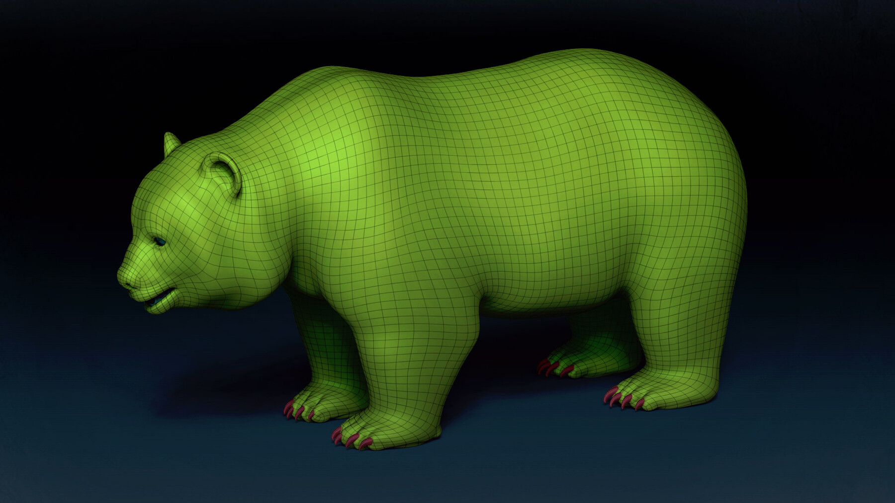 ArtStation - Giant Panda Basemesh 3D model | Resources