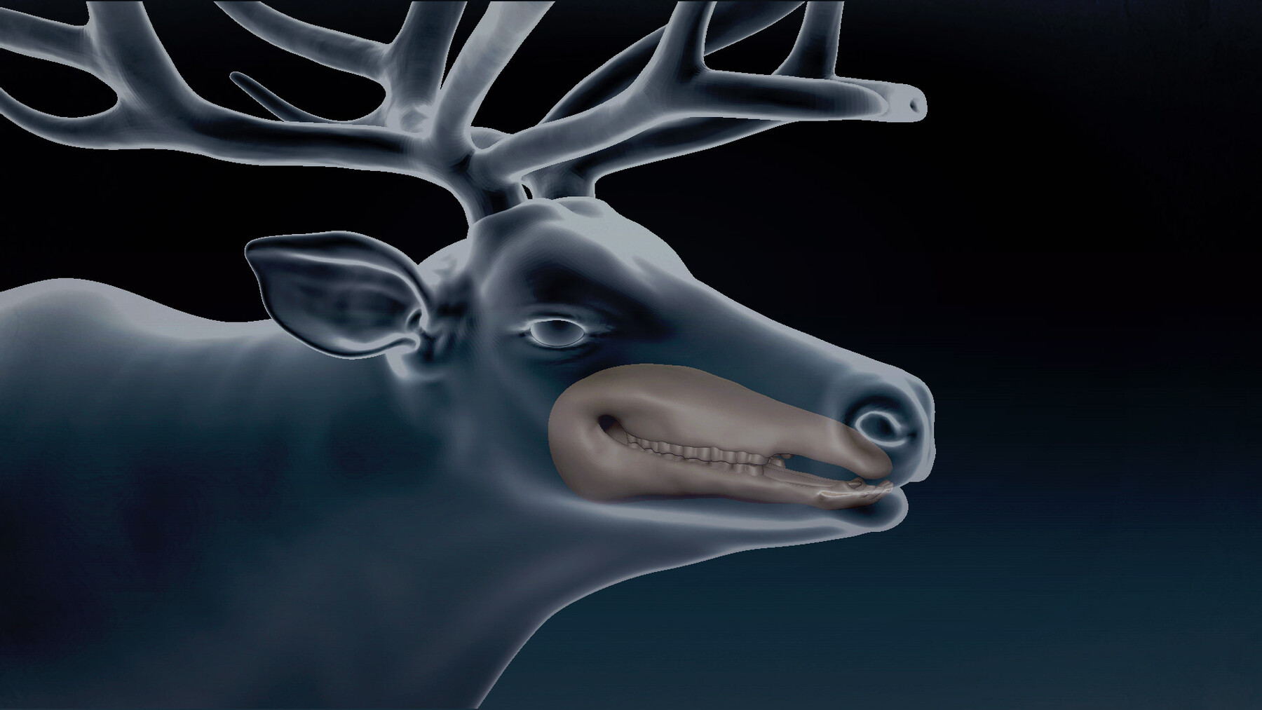 ArtStation - Caribou Basemesh 3D model | Resources