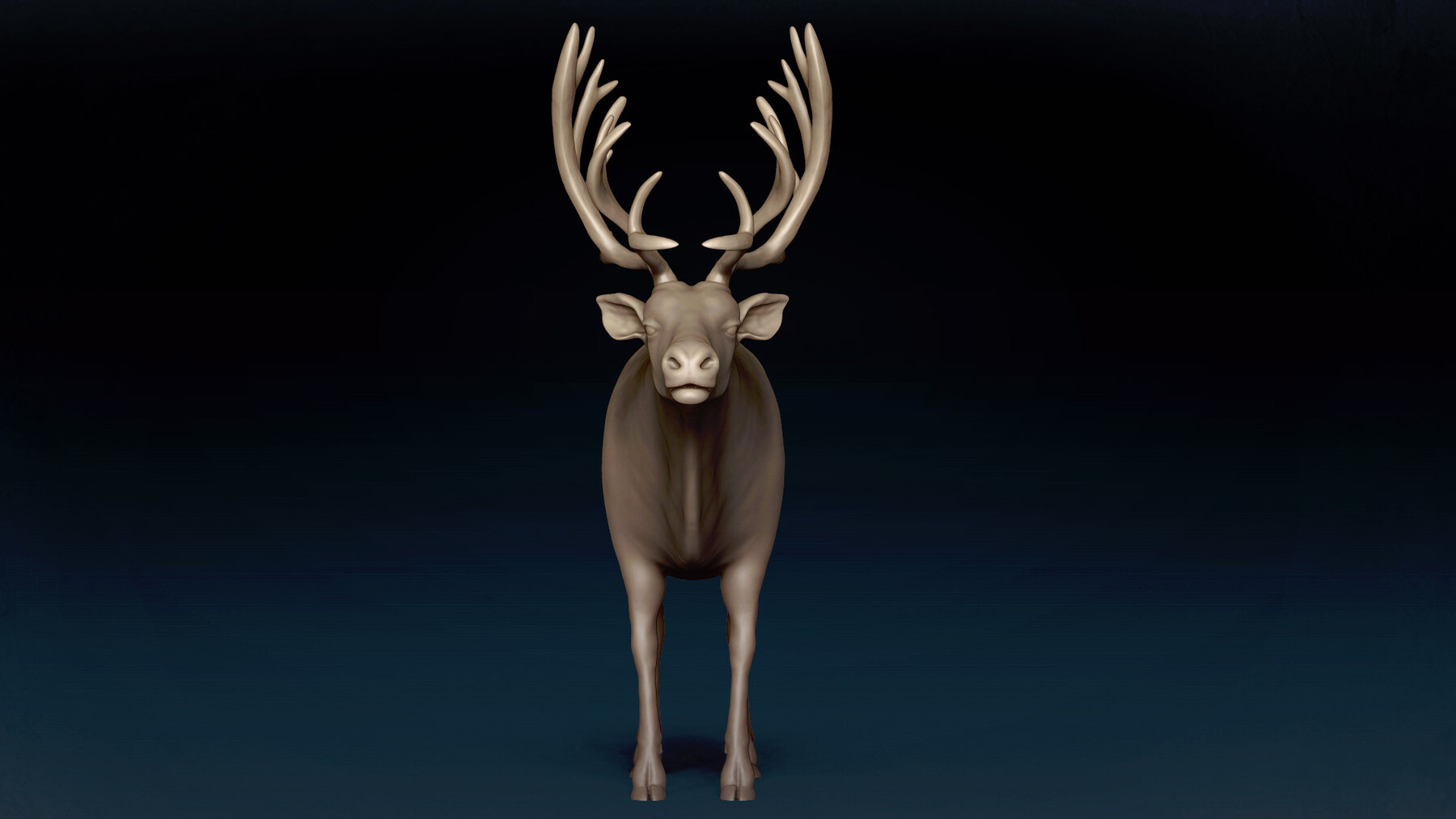 ArtStation - Caribou Basemesh 3D model | Resources