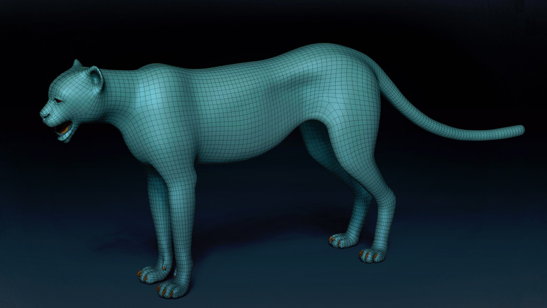 ArtStation - Cheetah Basemesh 3D model | Resources