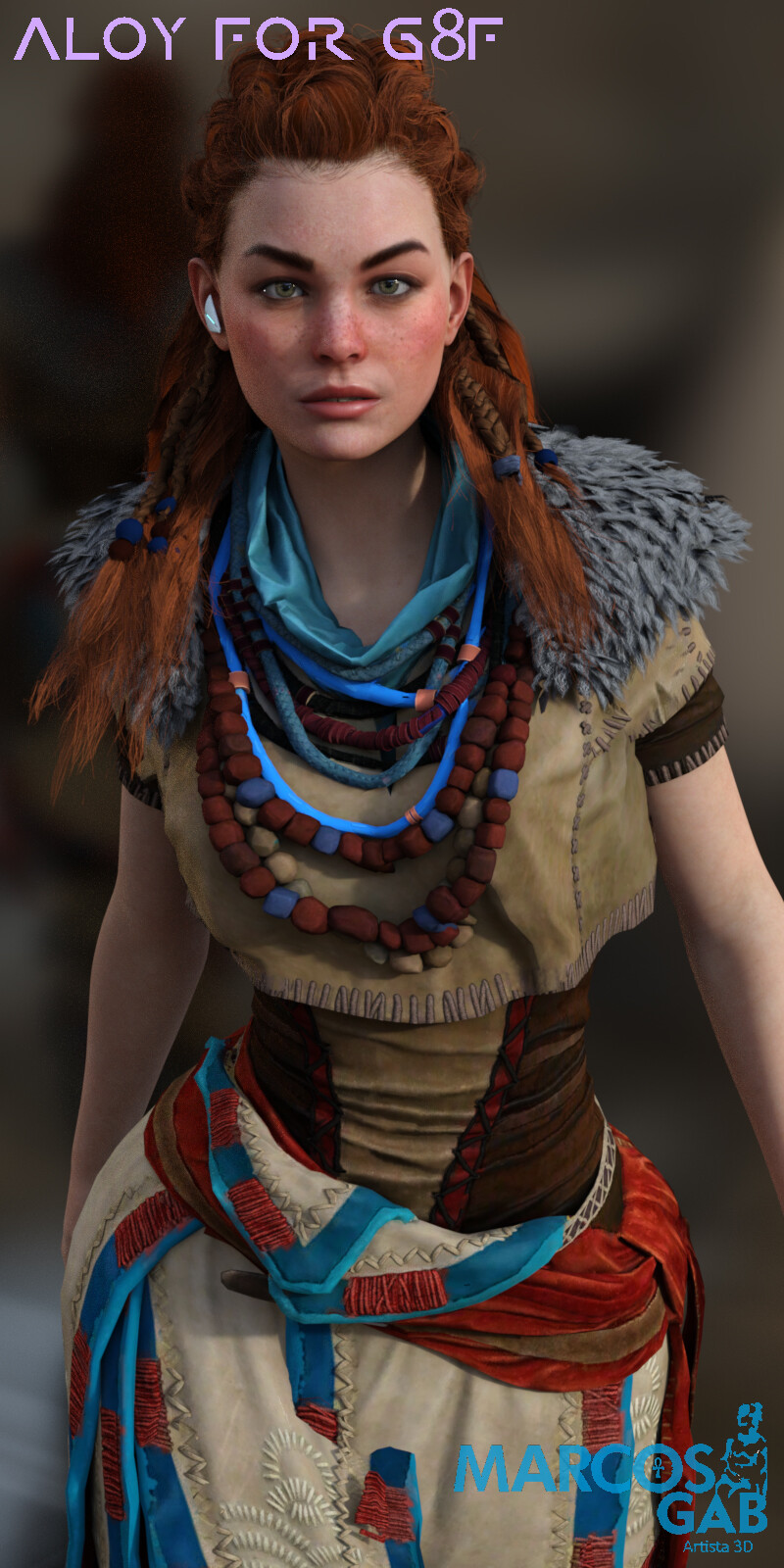 ArtStation - Aloy - Horizon Zero Dawn - for G8F | Resources