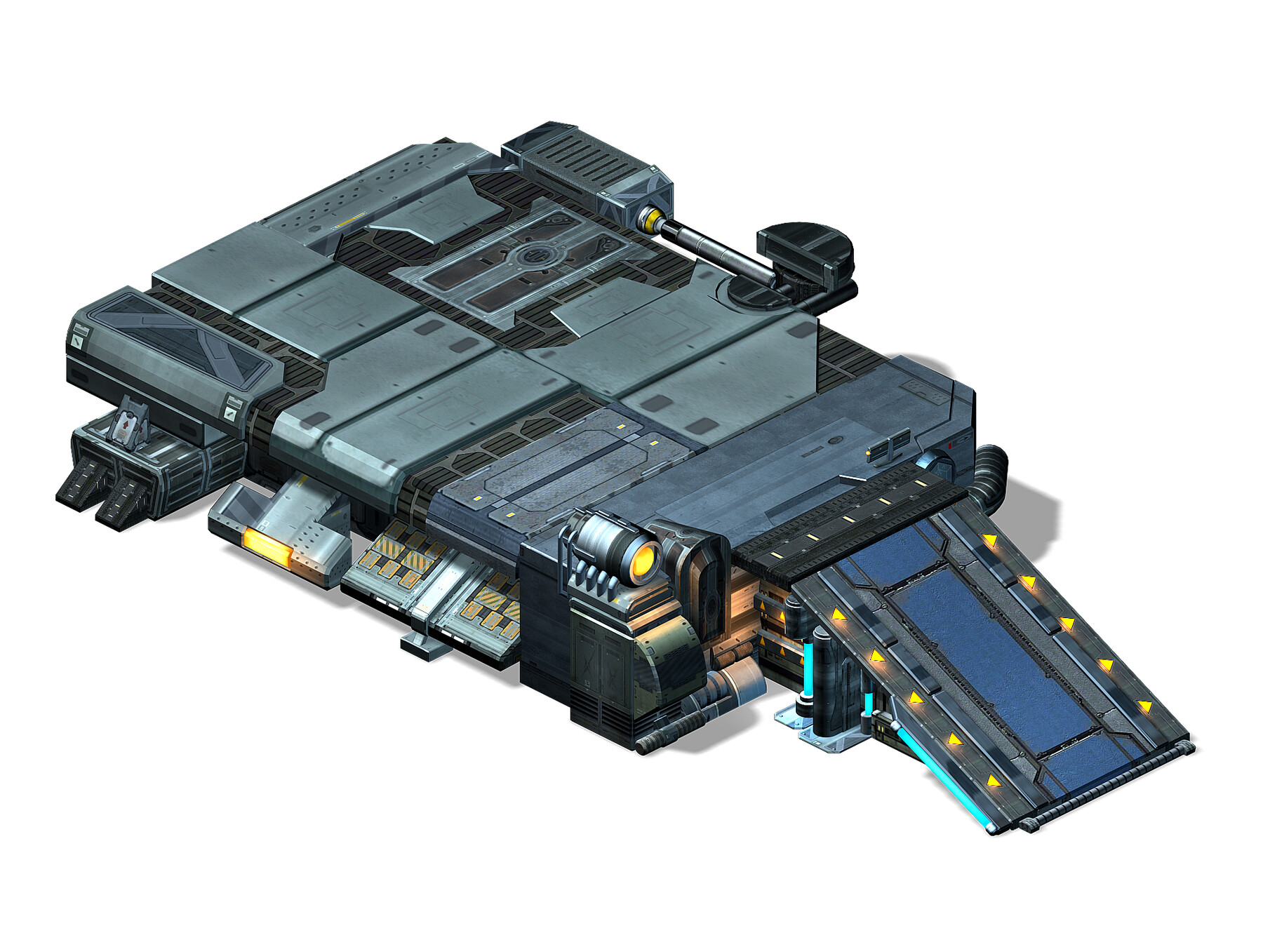 ArtStation - Spacecraft - Ground Platform 06 | Game Assets