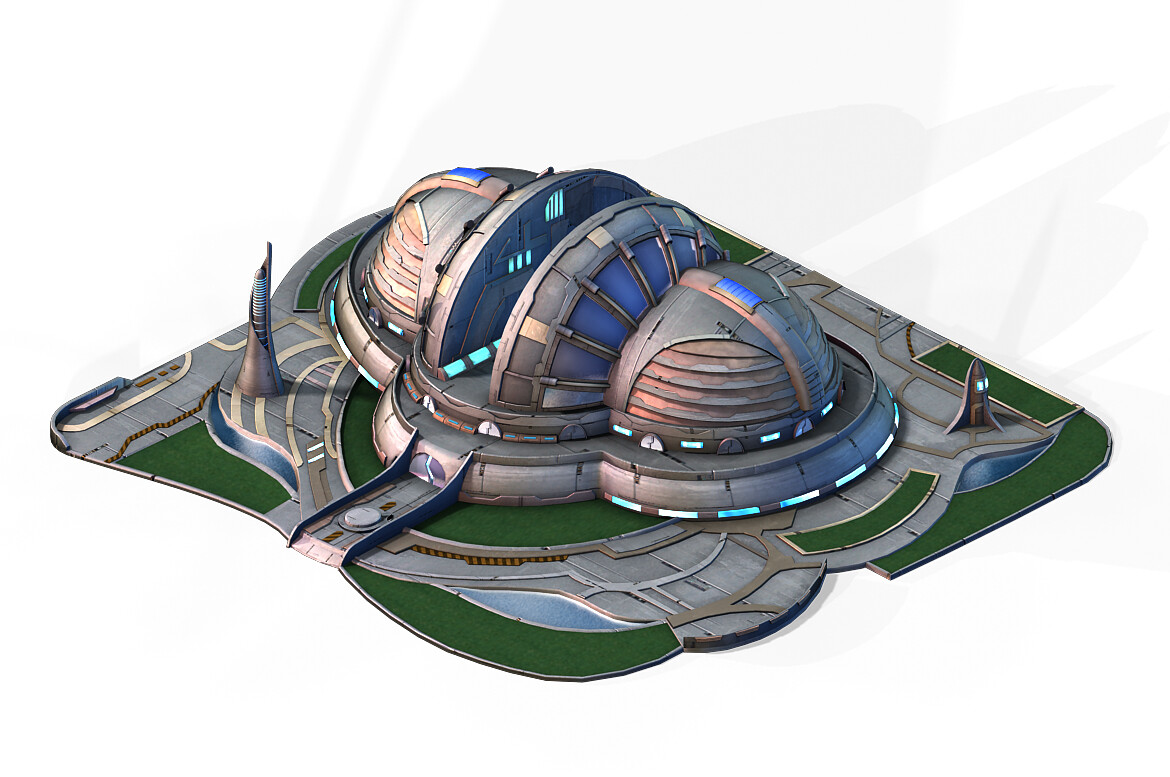ArtStation - Spacecraft - Terrain Reconstruction Institute 03 | Game Assets