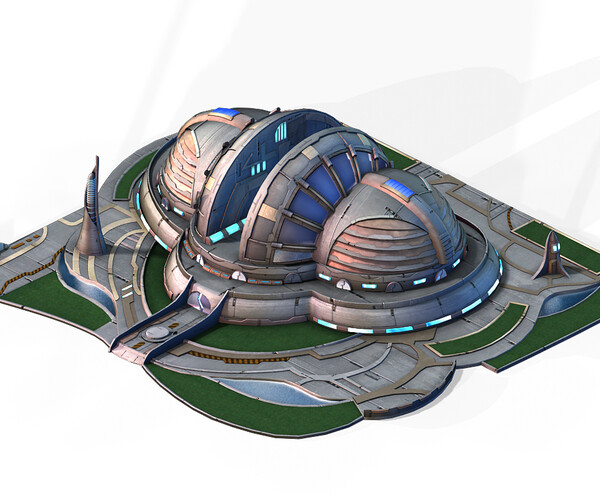 ArtStation - Spacecraft - Terrain Reconstruction Institute 03 | Game Assets