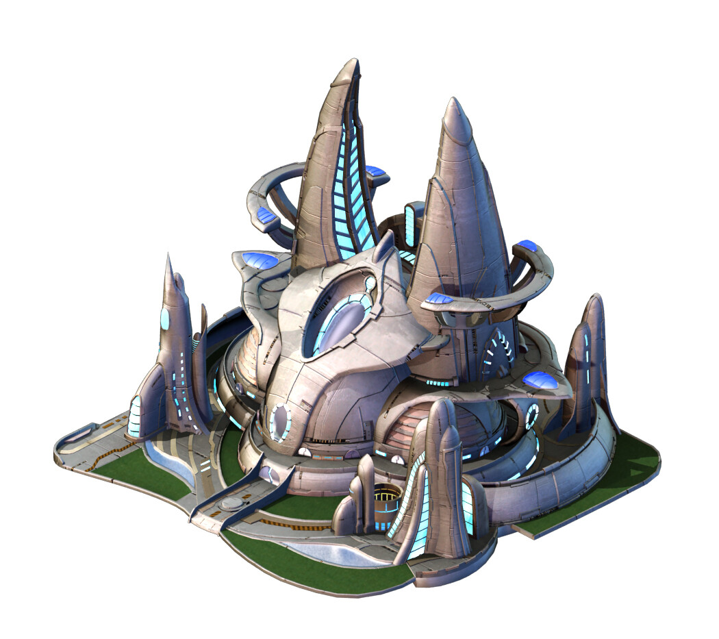 ArtStation - Spacecraft - Terrain Reform Institute 04 | Game Assets