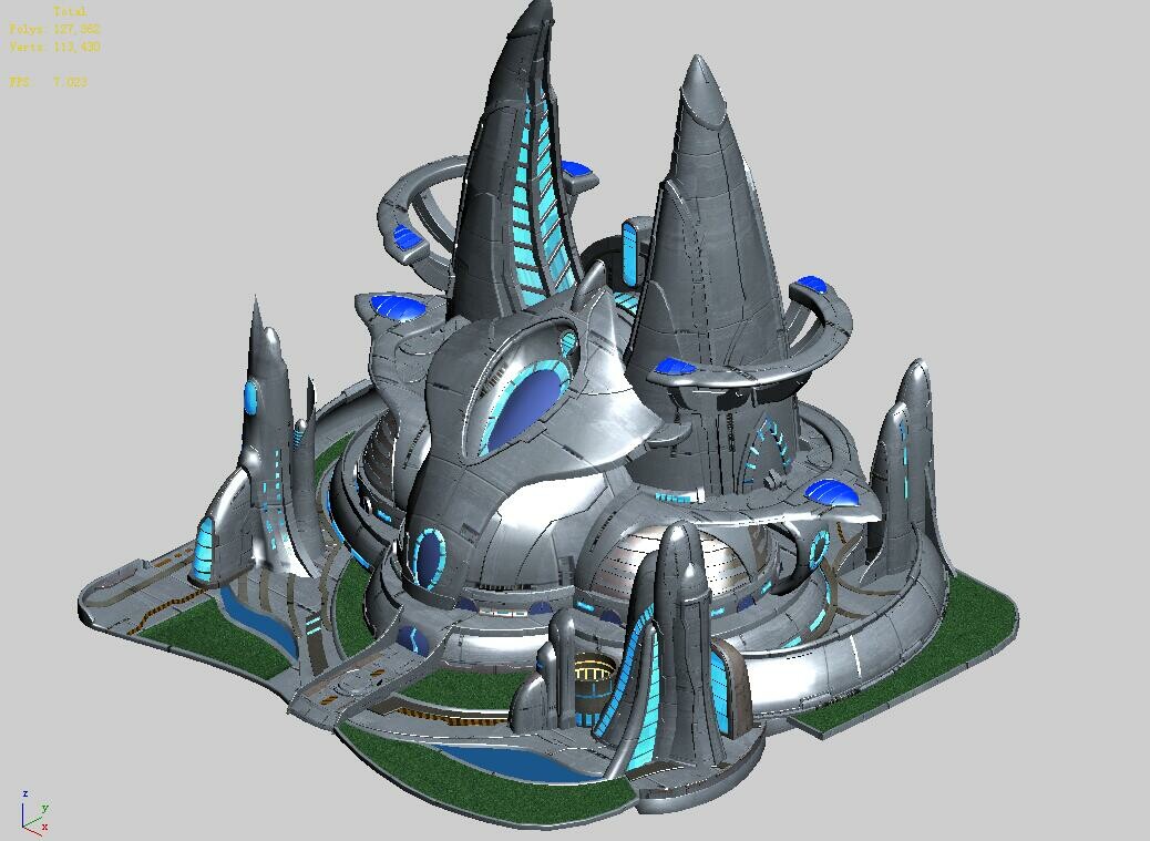 ArtStation - Spacecraft - Terrain Reform Institute 04 | Game Assets