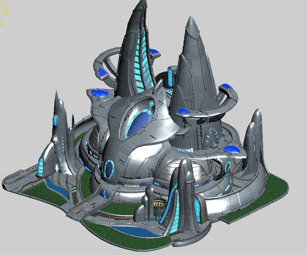 ArtStation - Spacecraft - Terrain Reform Institute 04 | Game Assets