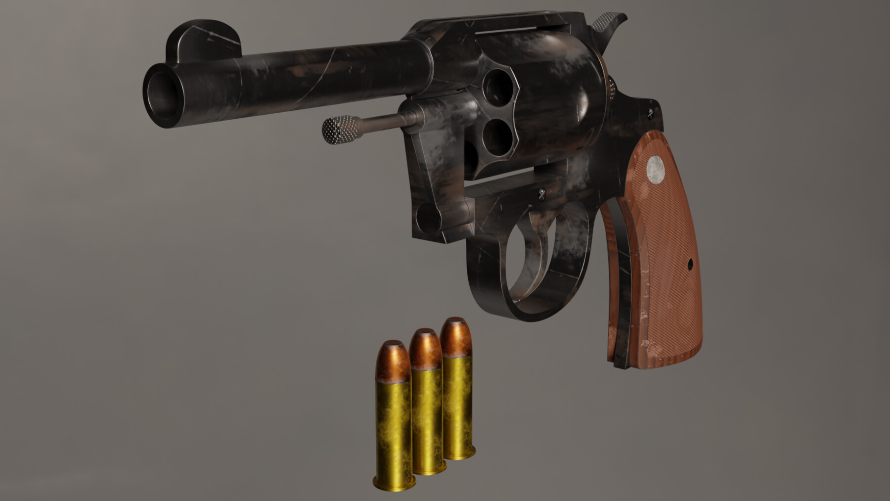 ArtStation - Revolver Gun | Game Assets