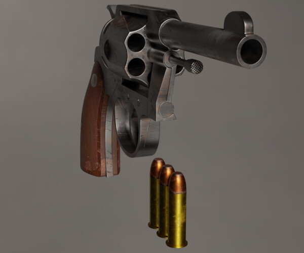 ArtStation - Revolver Gun | Game Assets