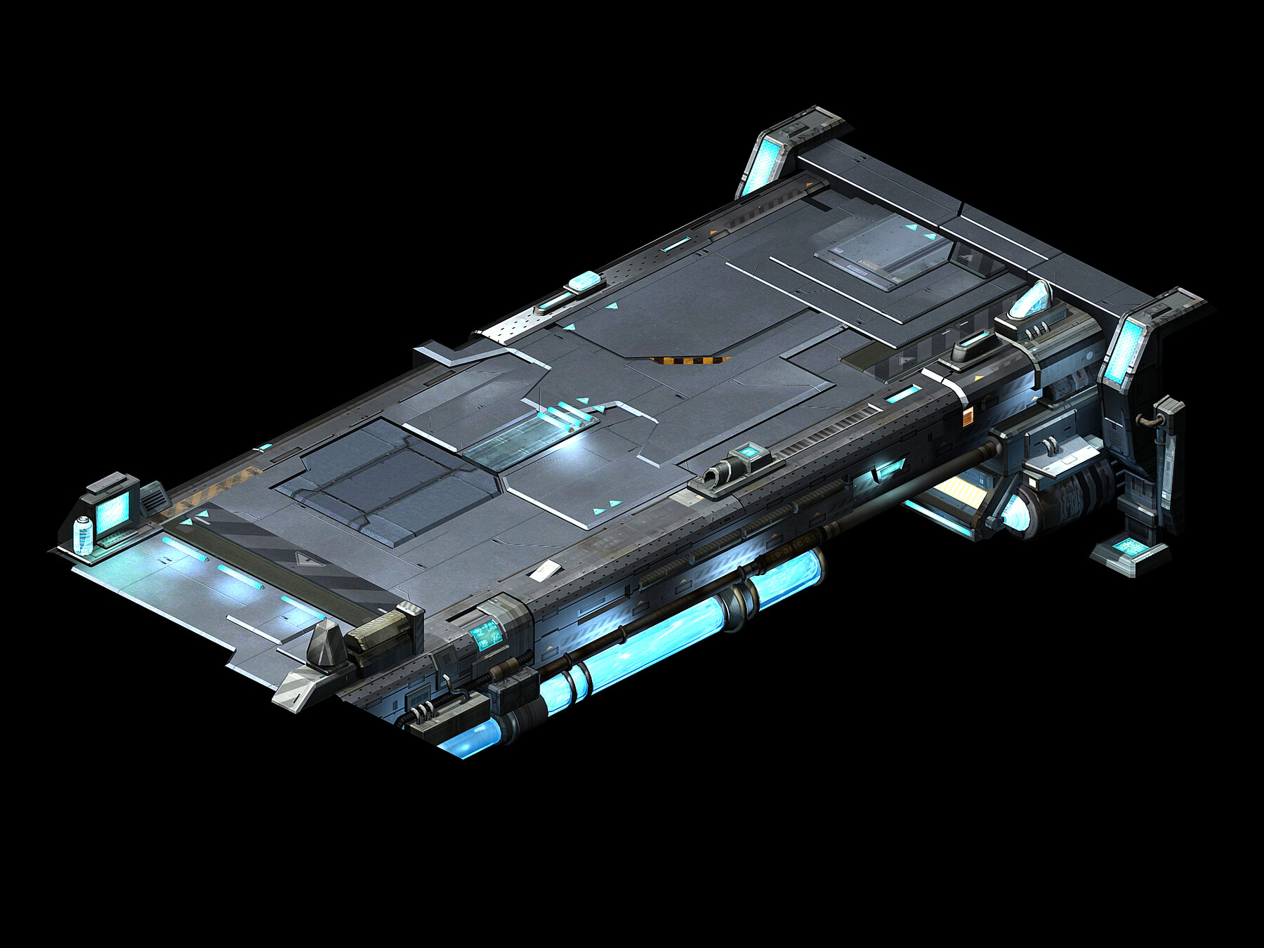 ArtStation - Space ship - bridge 02 | Game Assets