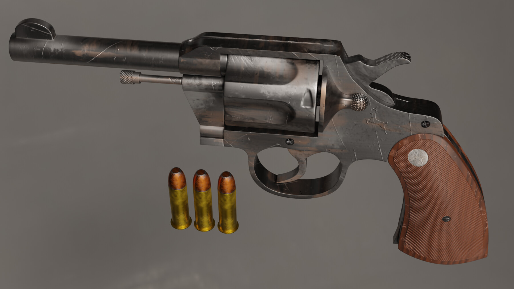 ArtStation - Revolver Gun | Game Assets