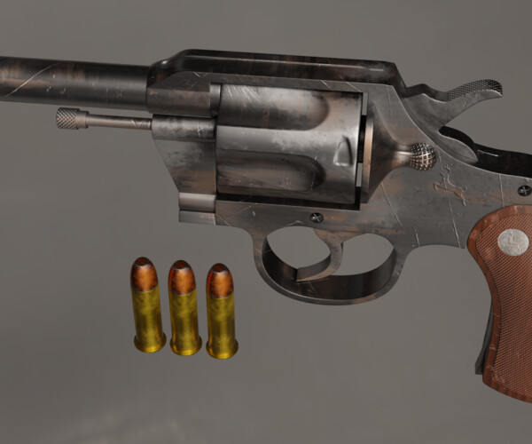 ArtStation - Revolver Gun | Game Assets