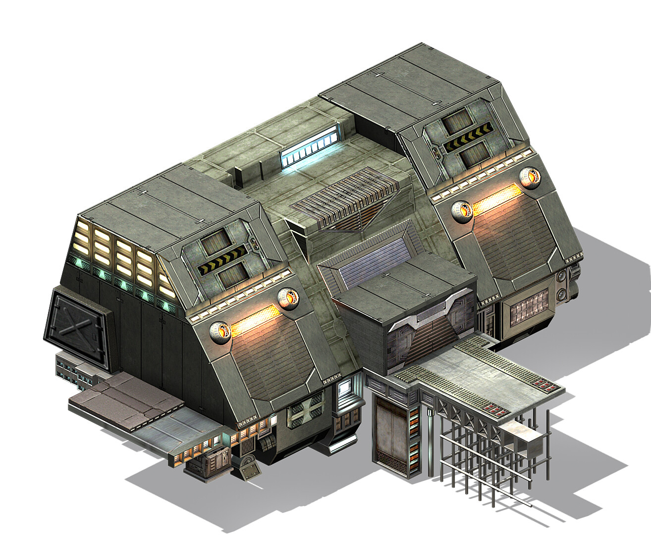 ArtStation - Spaceship - repair shop 02 | Game Assets