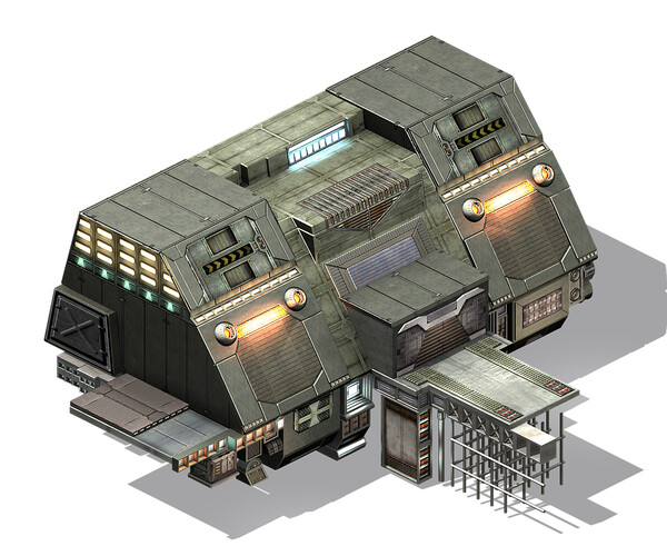 ArtStation - Spaceship - repair shop 02 | Game Assets