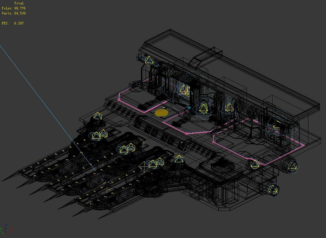 ArtStation - Space-terminal-spaceship 32 | Game Assets