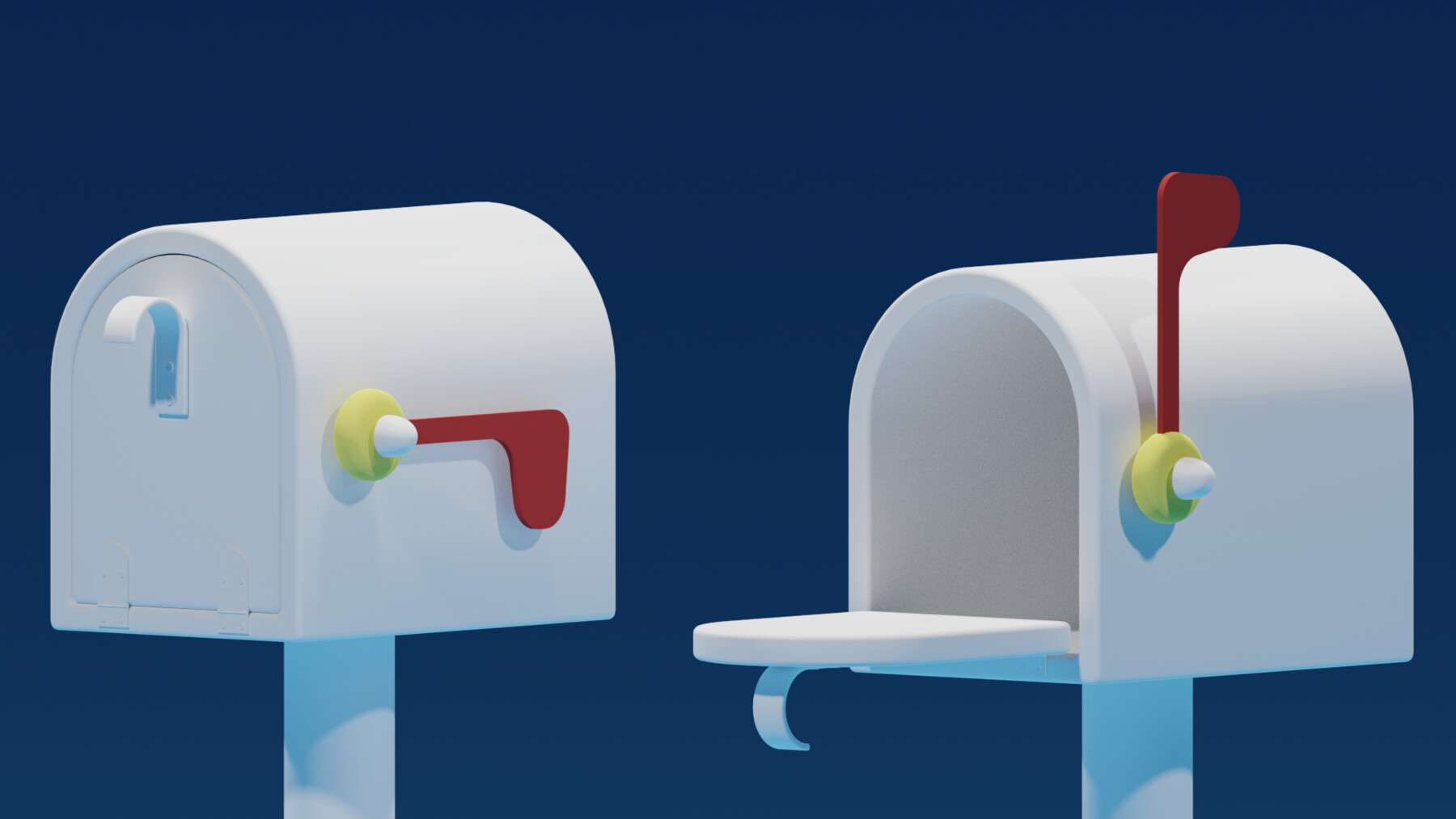 ArtStation - Lovely Cartoon Mailbox | Resources