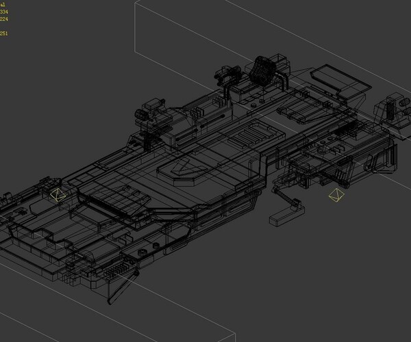 ArtStation - Space Station - Bridge 02 | Game Assets