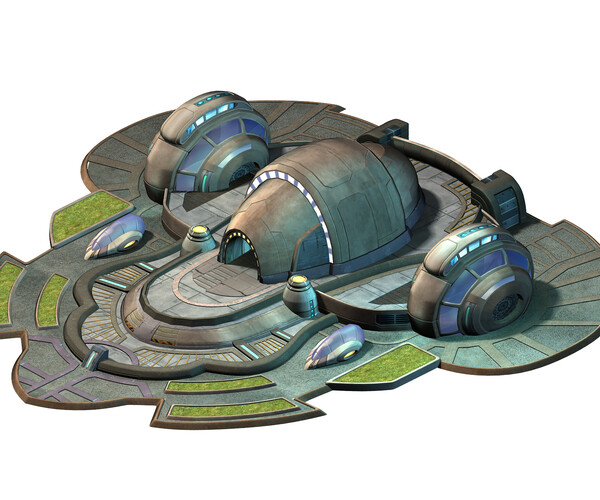 ArtStation - Space Station - Tactical Training Ground 01 | Game Assets