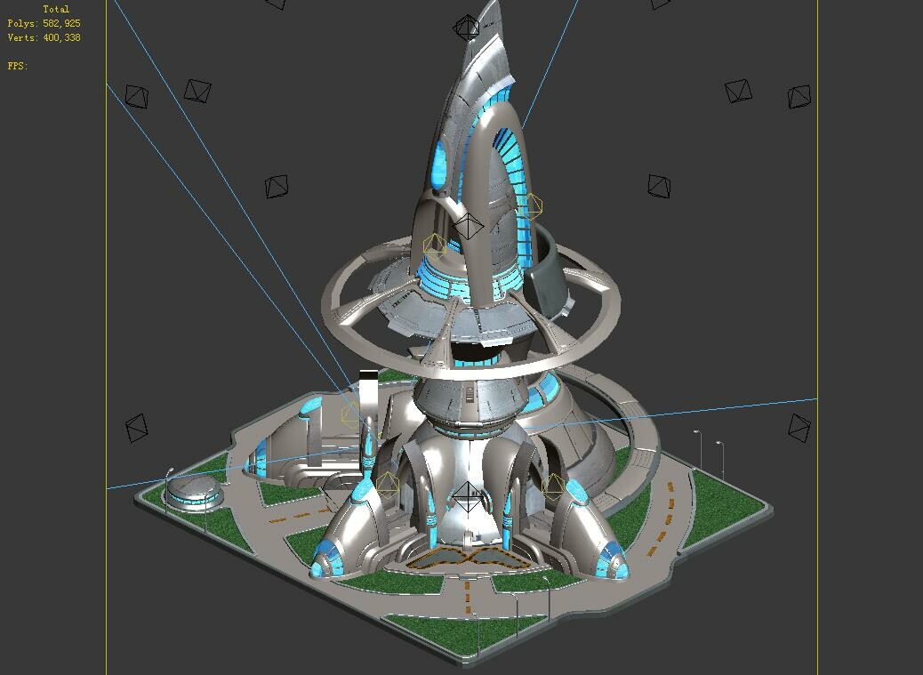 ArtStation - Solar energy - power station 01 | Game Assets