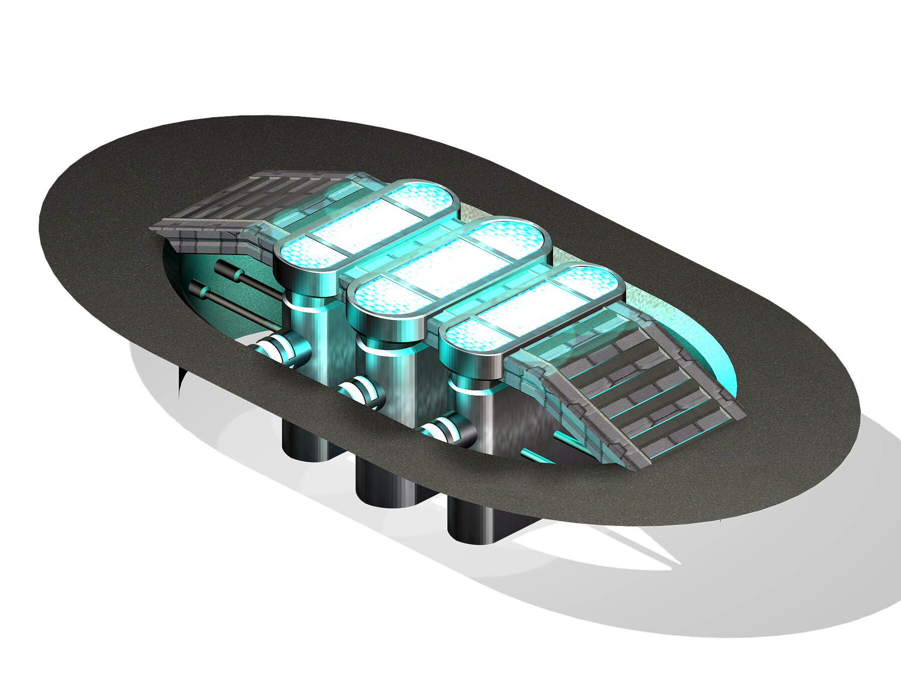 ArtStation - Satellite City Objects - Reserve Energy 12 | Game Assets