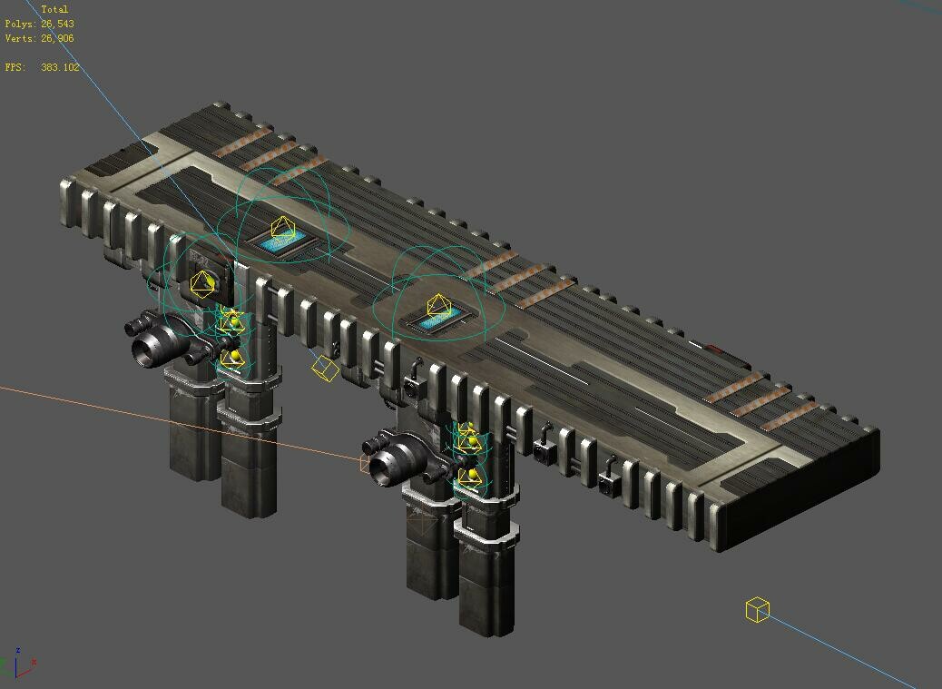 ArtStation - Satellite City - Bridge 00 | Game Assets