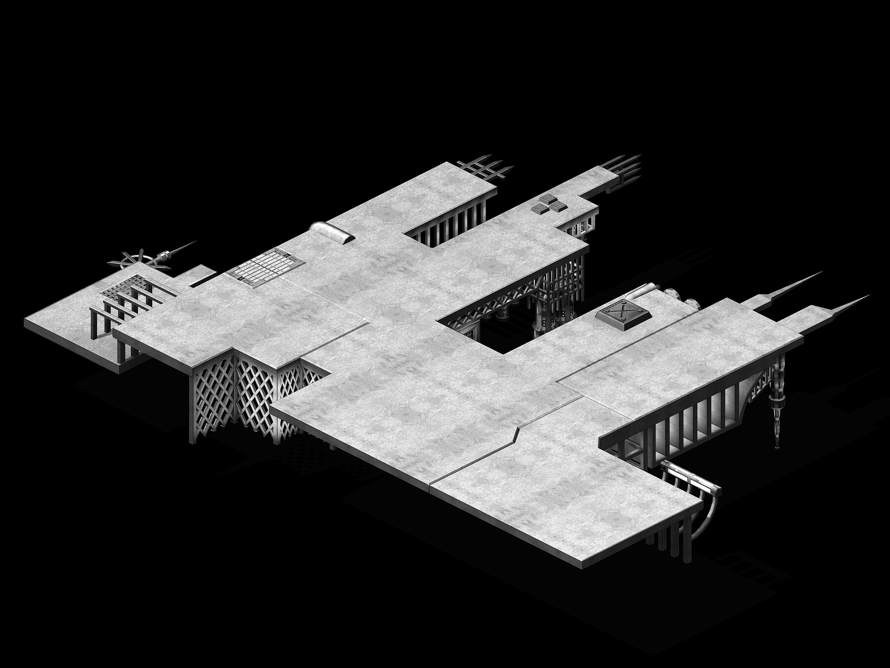 ArtStation - Future City - Universe City 03 | Game Assets